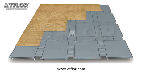 Trunking Bare steel raised access floor - ATFLOR: Your first time ...